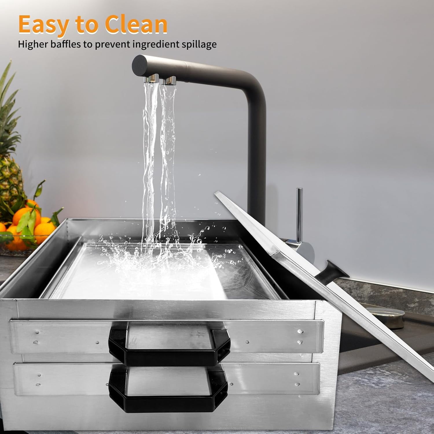 LetFeng Rice Roll Steamer with 304 Vermicelli Roll Steamer Top Open ...