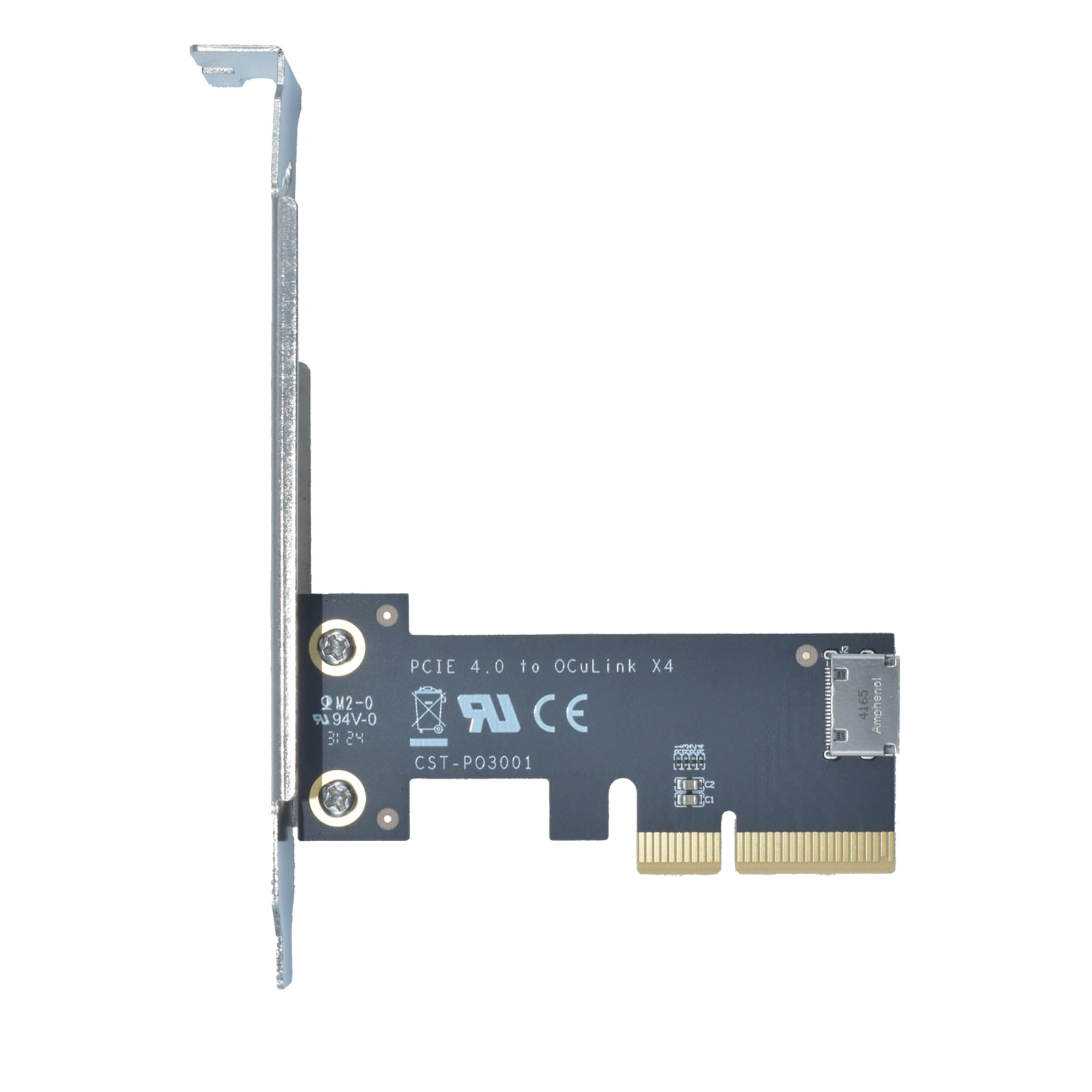 LetLinkSo PCIe 4.0 x4 to Oculink SFF-8612 Internal SFF-8611 Adapter Card for NVMe SSD, GPU, eGPU ...