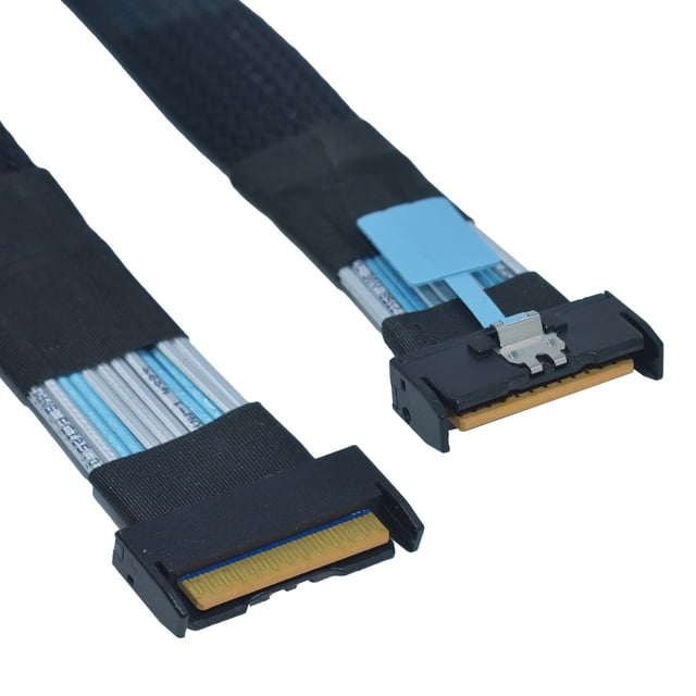 LetLinkSo PCIe Gen5 MCIO 8i Cable, MCIO x8 to MCIO x8 Cable, 2.3 feet ...