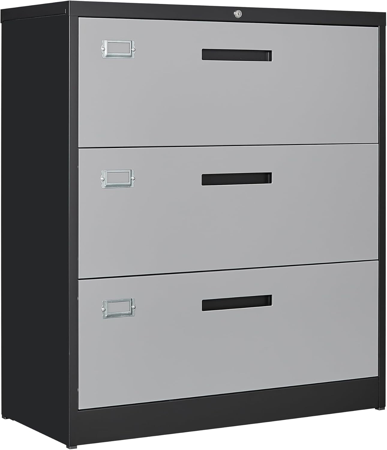 Letaya File Cabinet with Lock, Metal Lateral Filing Cabinet Wide Office ...