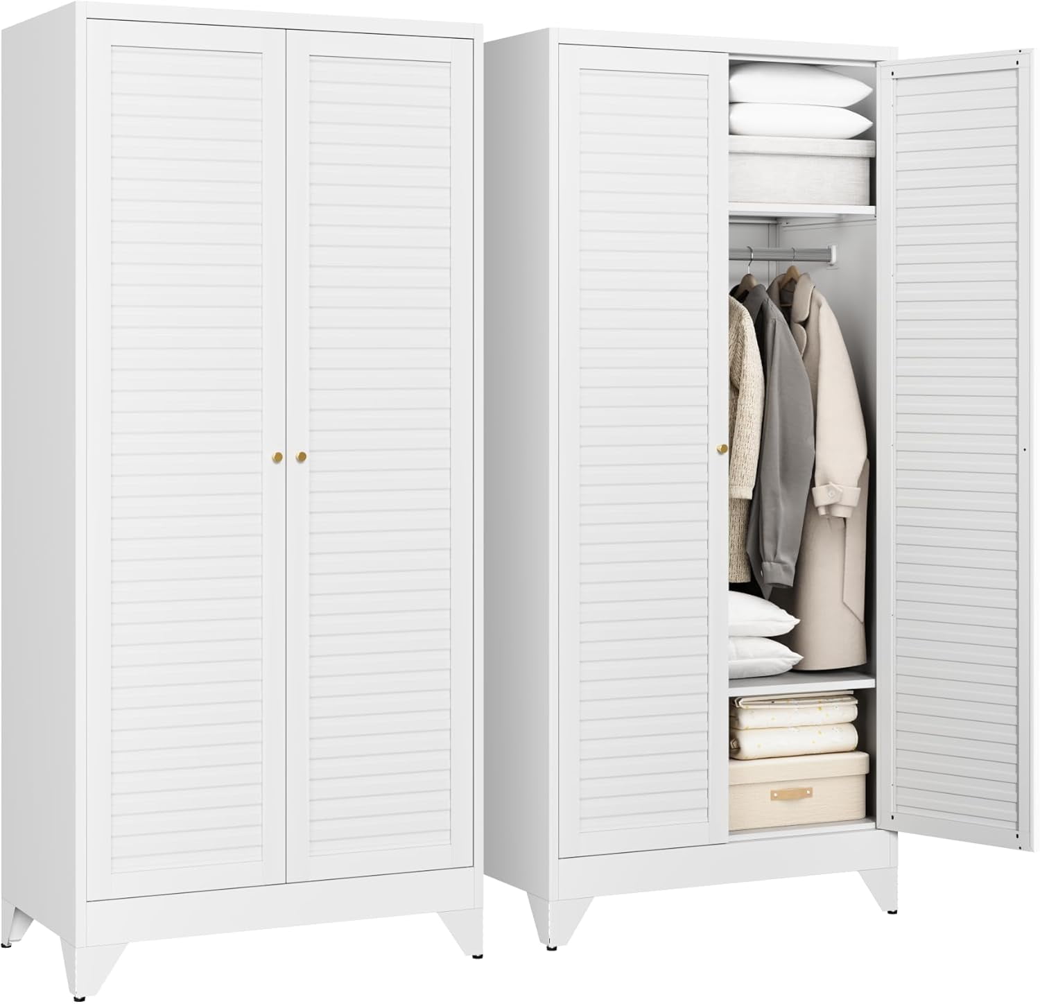 Letaya Metal Wardrobe Cabinets,71