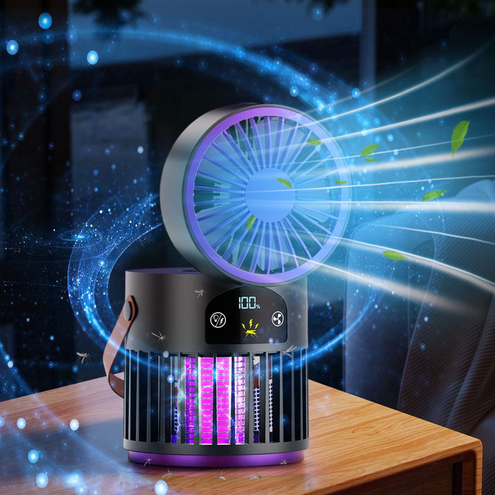 Letfool 2025 New Fan Mosquito Lamp 2-In-1 Multifunctional Outdoor ...