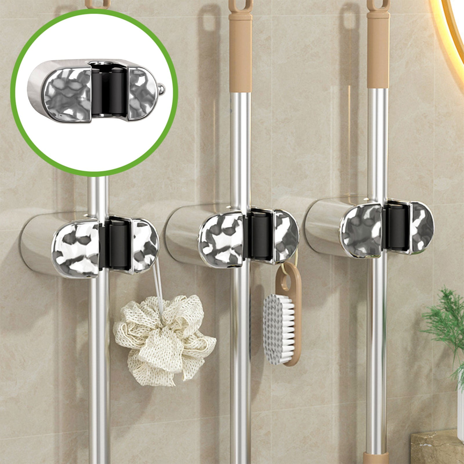 Letfool Heavy Duty Garden Tool Organizer Rack Rake and Shovel Handle ...