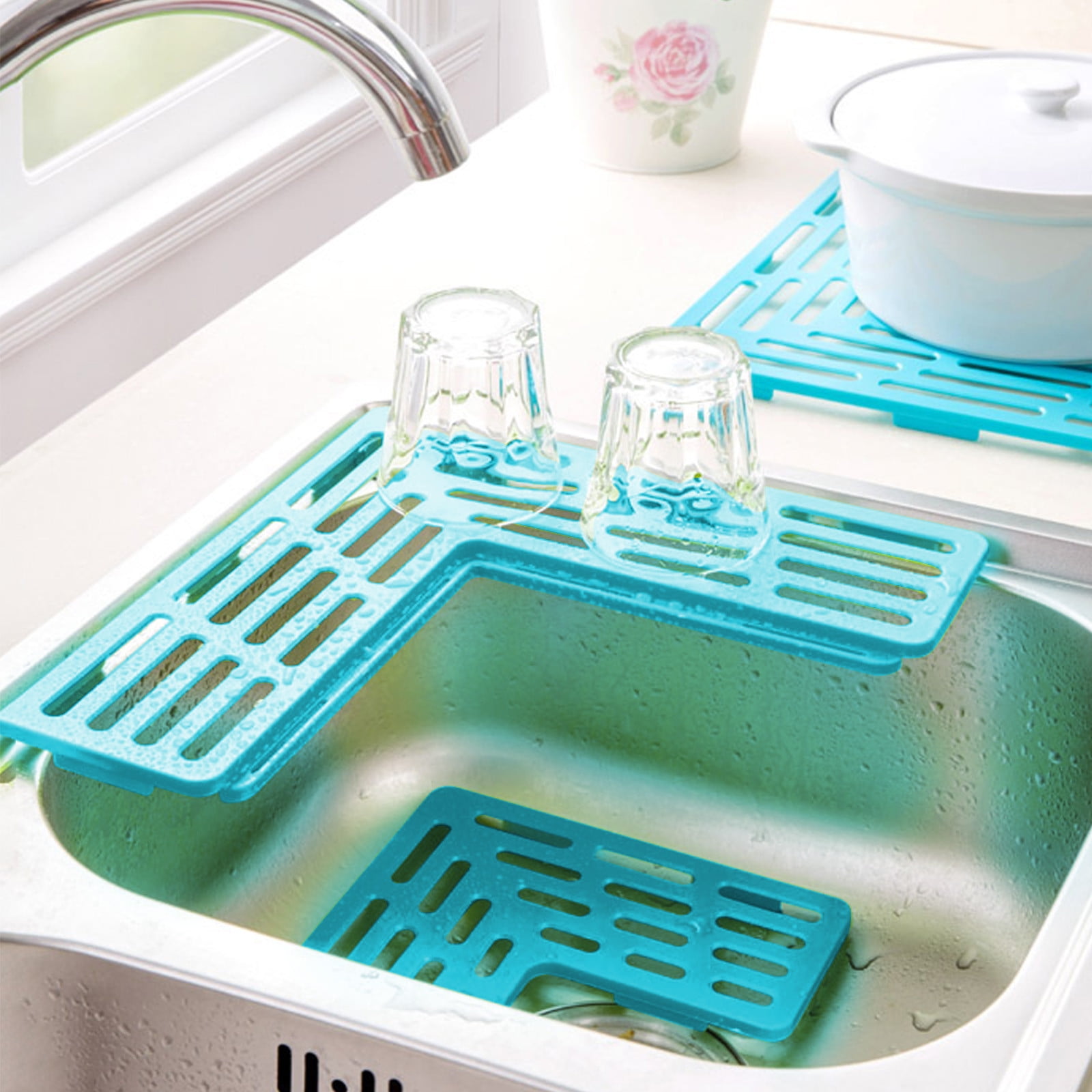 Letfool Kitchen Storage Rack Sink Chopsticks Storage Rack Home ...