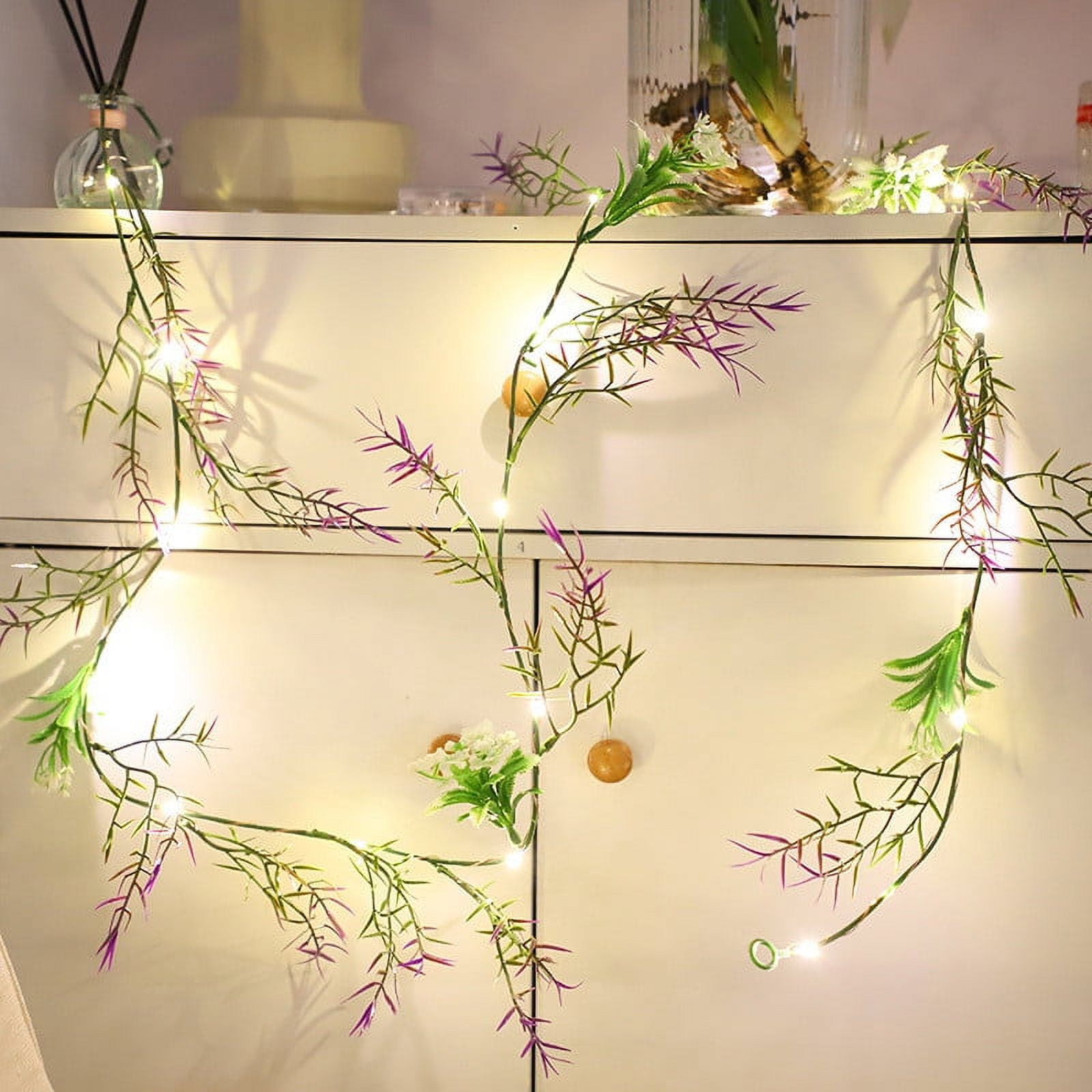 Letfool New Rattan Led Copper Wire Lamp String Home Decoration Lamp ...