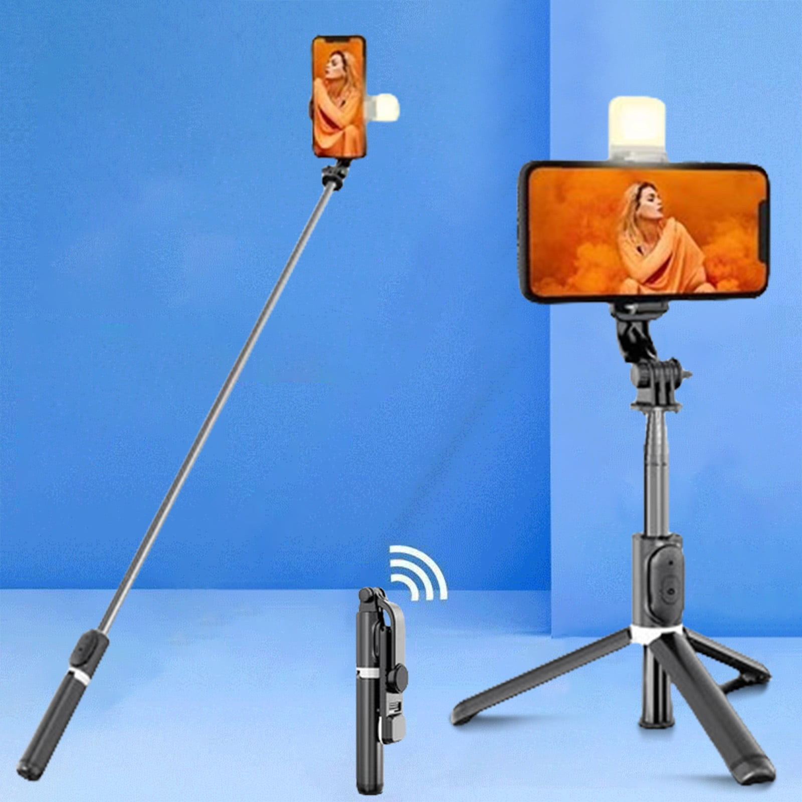 Letfool Outdoor Travel Photography Handheld Gimbal Selfie Stick With ...