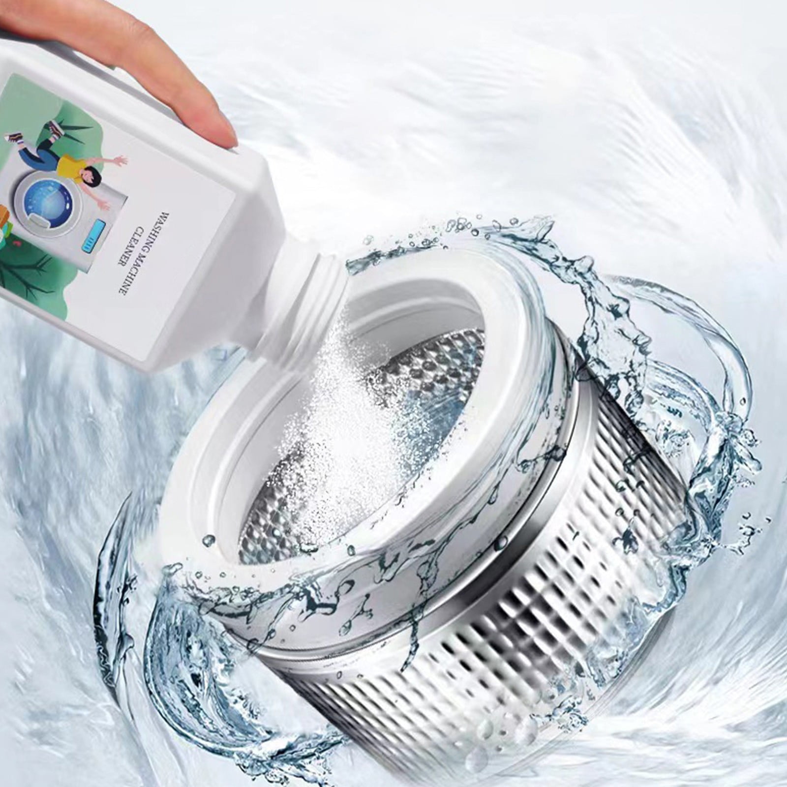 Letfool Washing Machine Cleaner, Deep Cleaning Tablets for He Front ...