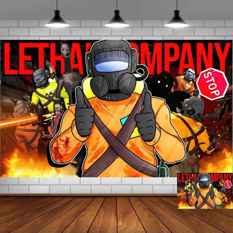 Lethal Company Backdrop Banner Party Supplies Poster Movie Theme ...