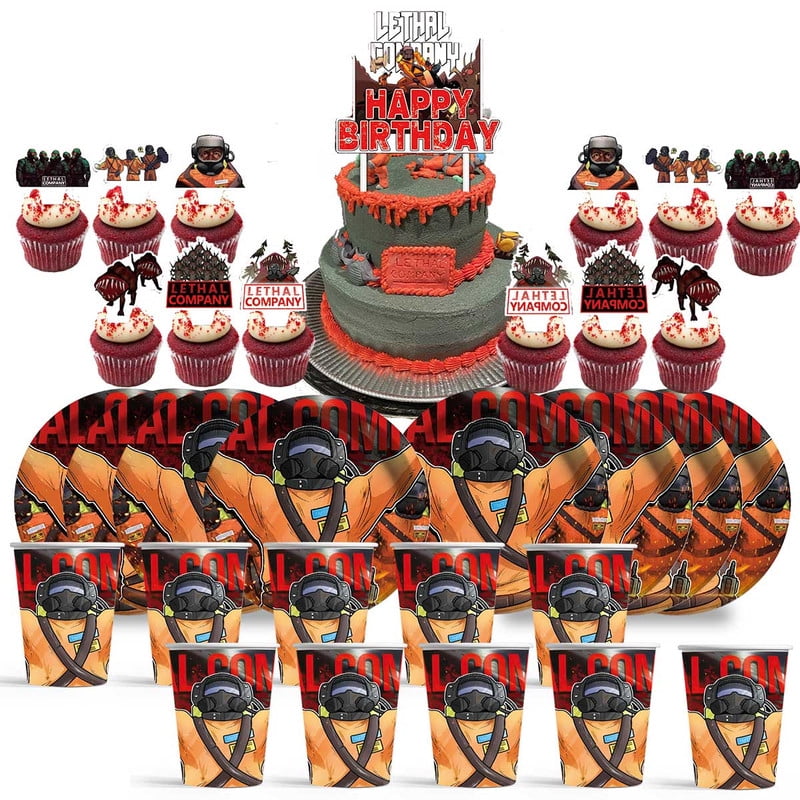 Lethal Company Birthday Cups Party Supplies Plates Fans Decorations ...