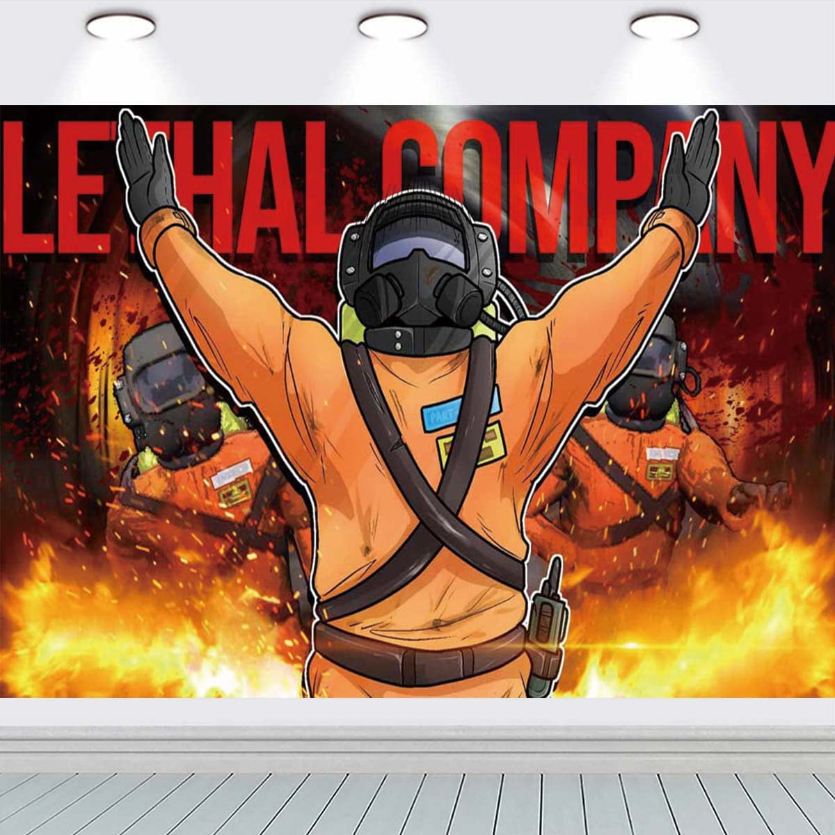 Lethal Company Post school Wall Decor Birthday Banner Backdrop ...