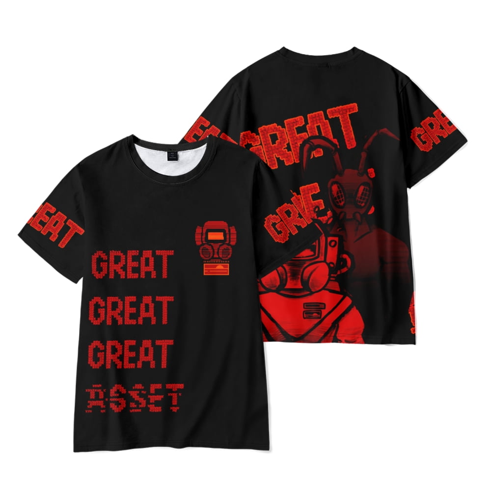 Lethal Company T-shirt Hot Game Merch Short Sleeve Tee Women Men Streetwear 3D Clothes - Walmart.com