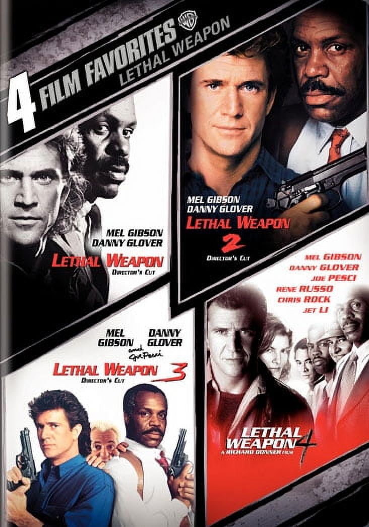 Pre-Owned Lethal Weapon 1-4 (Dvd) (Good) - Walmart.com