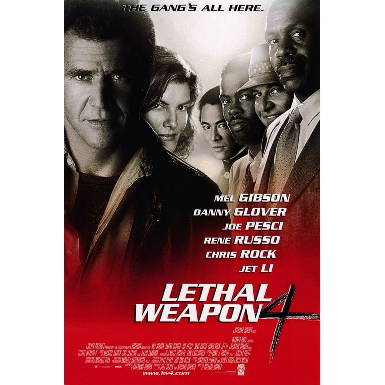 Lethal Weapon 4 Movie Poster Lethal Weapon Collection (1987 1998)
