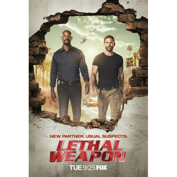 Lethal Weapon Tv Poster 24In x 36In Art Poster 24x36 Multi-Color Square ...