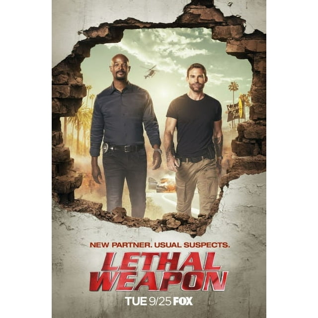 Lethal Weapon Tv Poster metal Print 8in x 12in Metal Art Print 8x12 ...