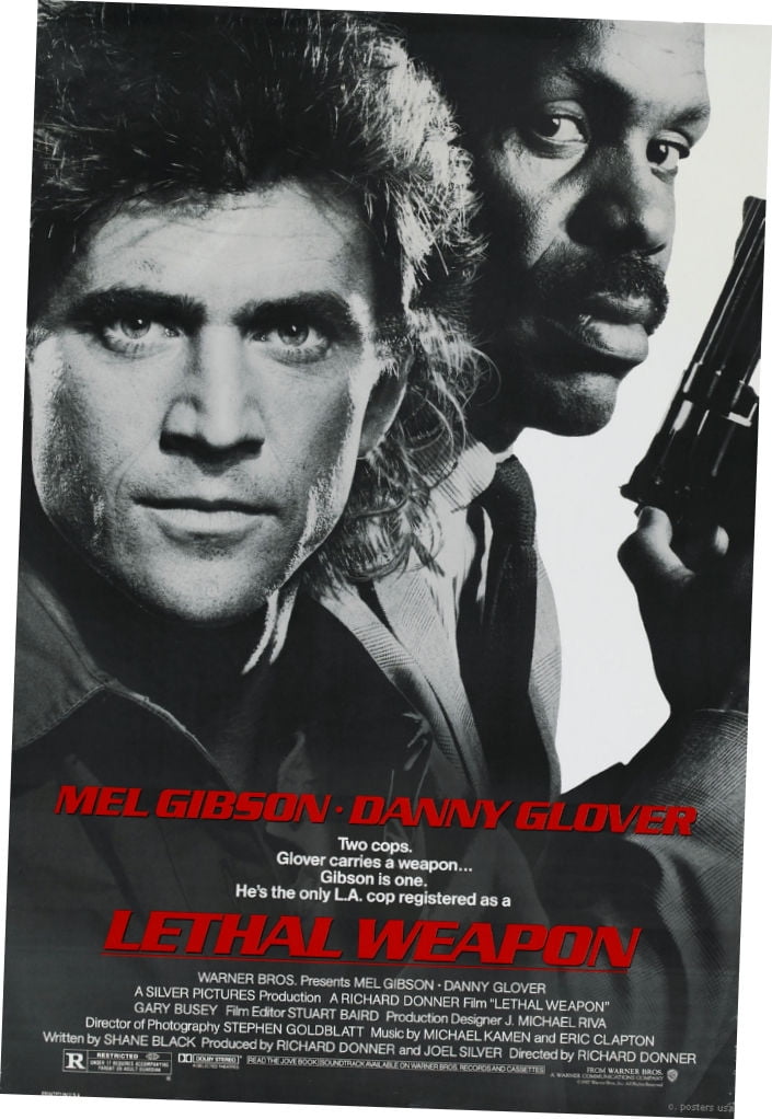 Lethal Weapon poster Metal Sign 8inx 12in Art Print on Metal 8x12 ...