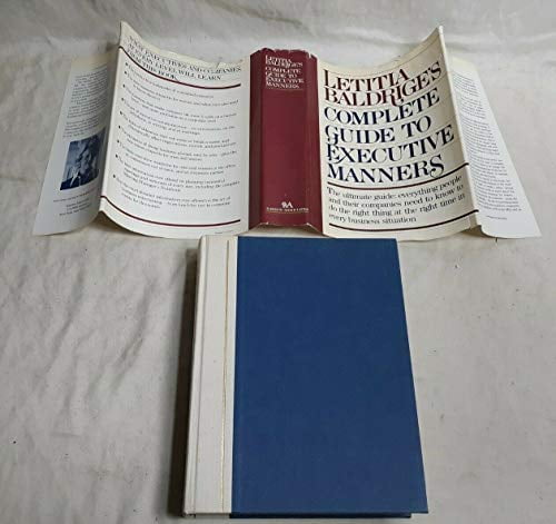 Pre-Owned Letitia Baldriges Complete Guide to Executive Manners Board ...