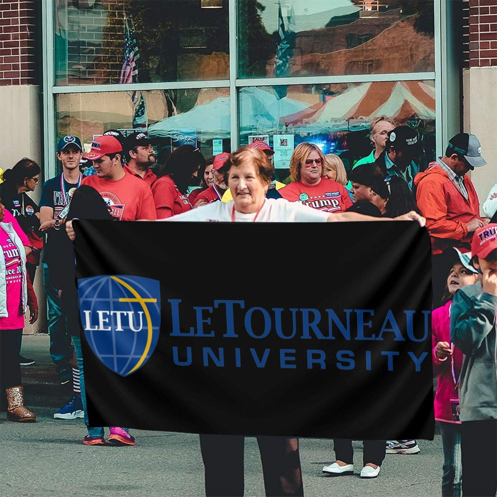 Letourneau University Logo Banner Breeze Flag Outdoor Flags Home Flag ...