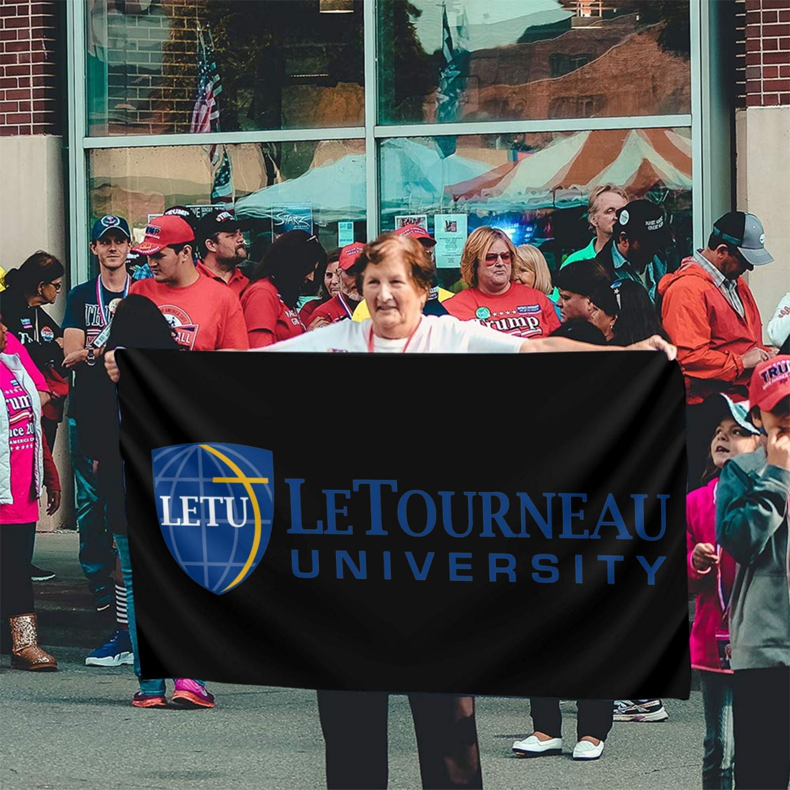 Letourneau University Logo Banner Breeze Flag Outdoor Flags Home Flag ...