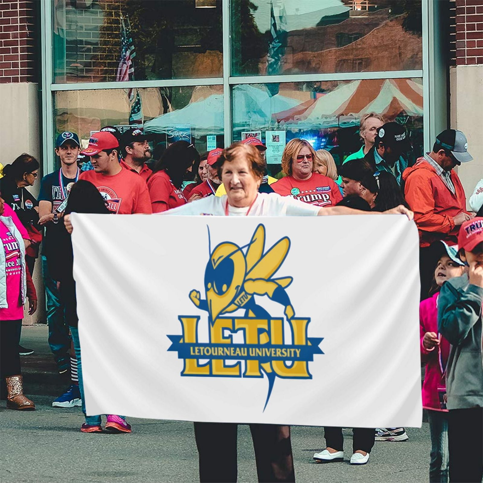 Letourneau University Logo Banner Breeze Flag Outdoor Flags Home Flag ...