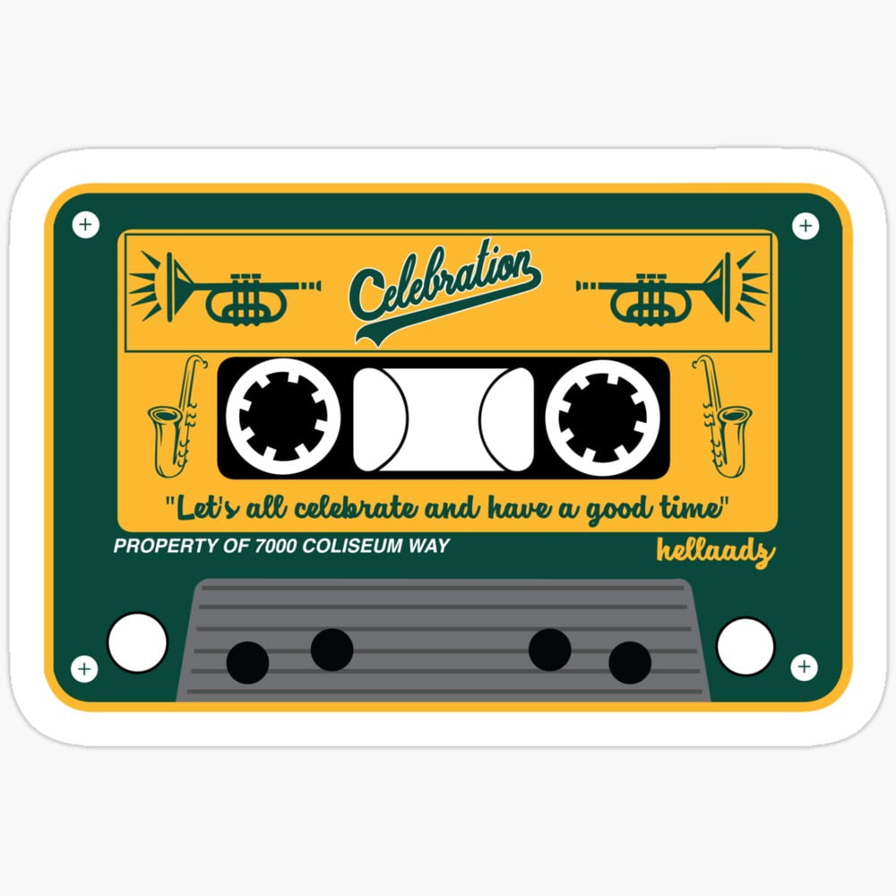 Lets All Celebrate And Have A Good Time Sticker Baseball Sticker ...