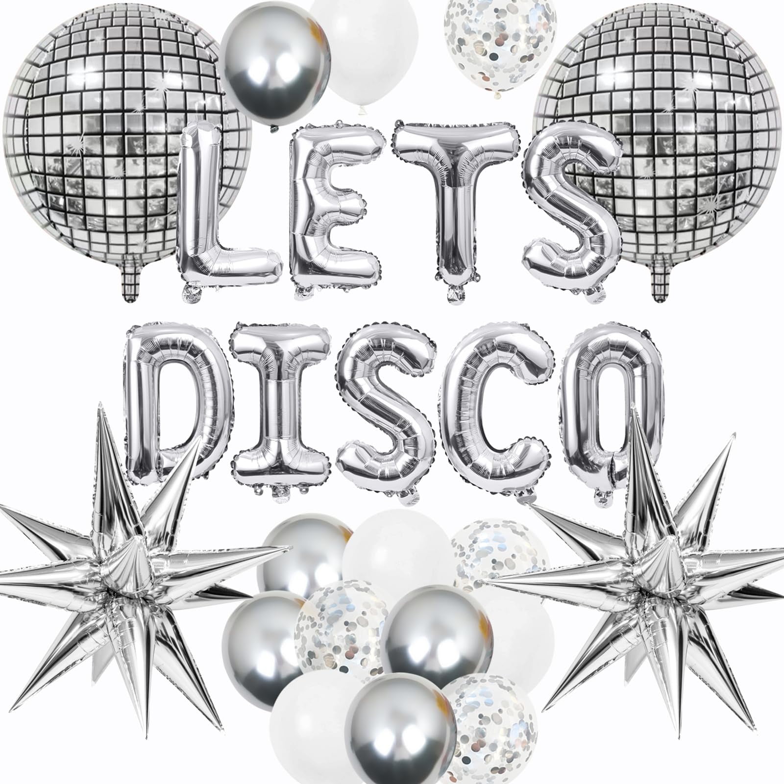 Lets Disco Party Decoration, MSF2 60s 70s Disco Groovy Party Supplies ...