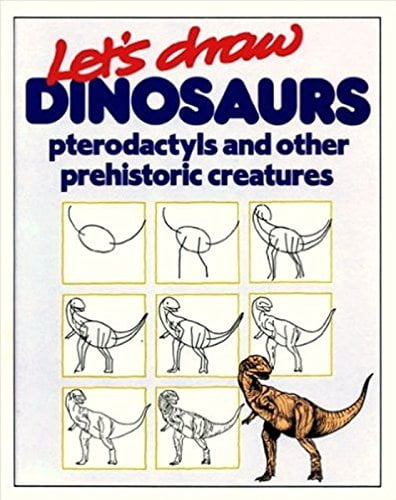 Pre-Owned Lets Draw Dinosaurs Pterodactyls and other prehistoric ...
