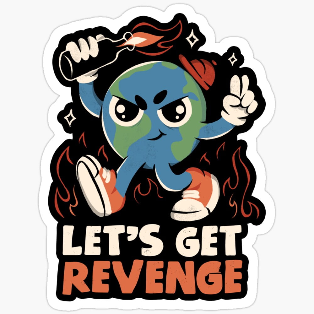 Lets Get Revenge Sticker Phone Decal Water Bottle Stickers Car Decals ...