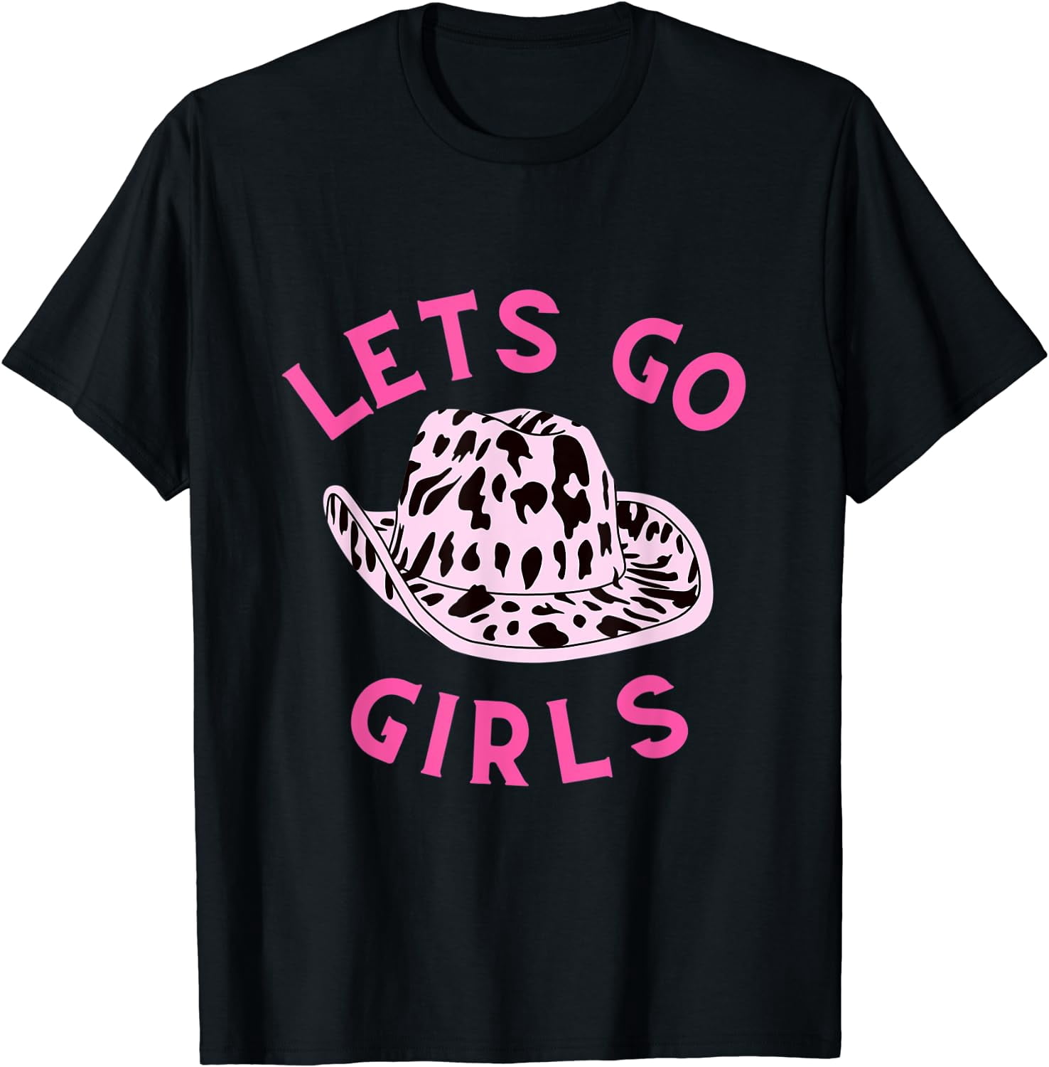 Lets Go Girls Vintage Western Bachelorette Southern Cowgirl T-Shirt ...
