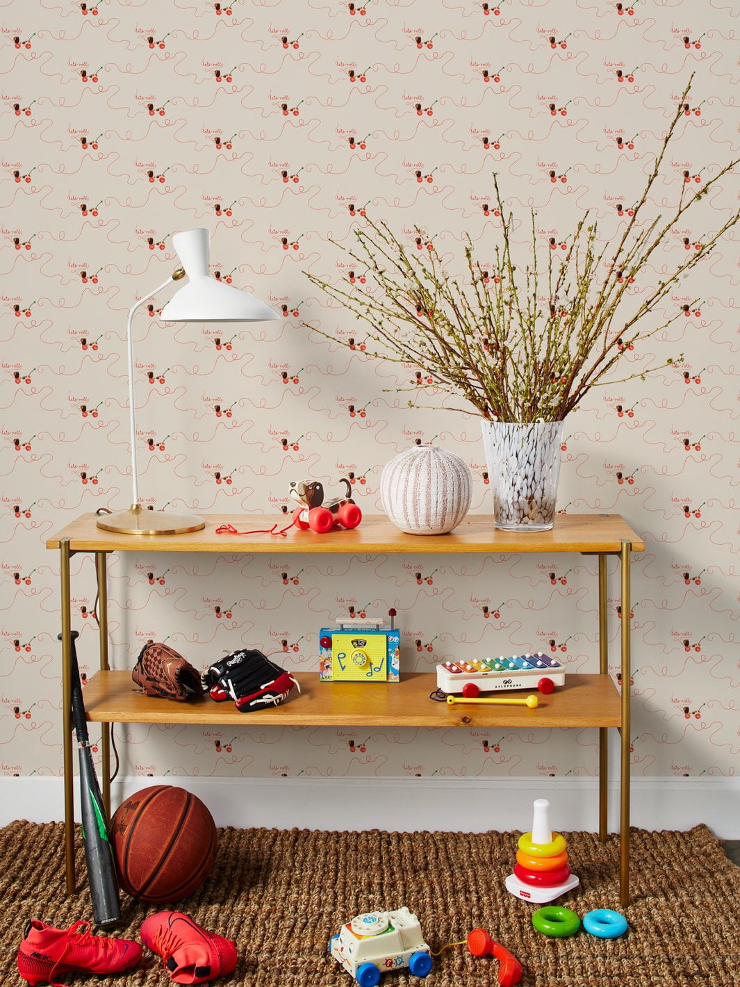 Lets Roll Long Rope Removable Vinyl Wallpaper By Fisher-Price - Adobe ...