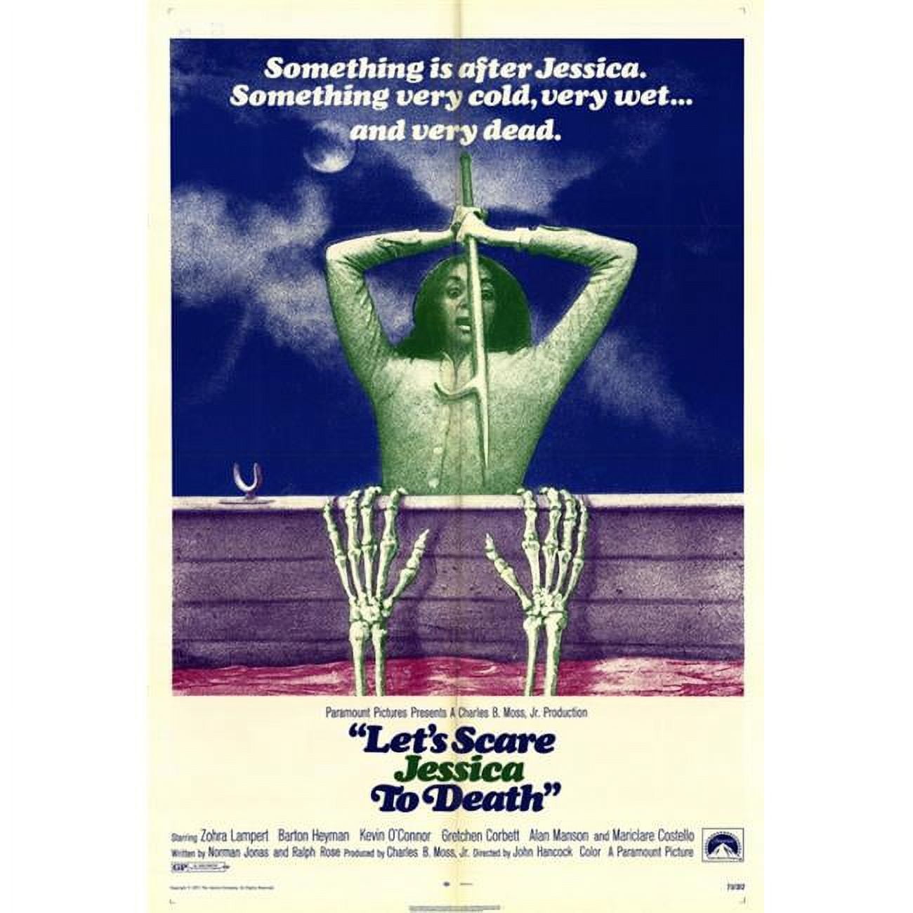 Lets Scare Jessica To Death Movie Poster Print - 27 x 40 - Walmart.com