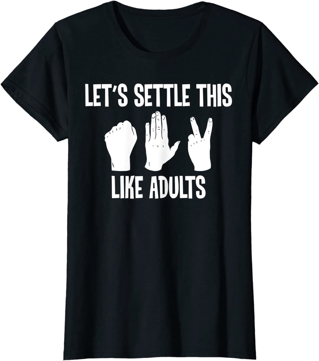 Lets Settle This Like Adults T-Shirt - Walmart.com