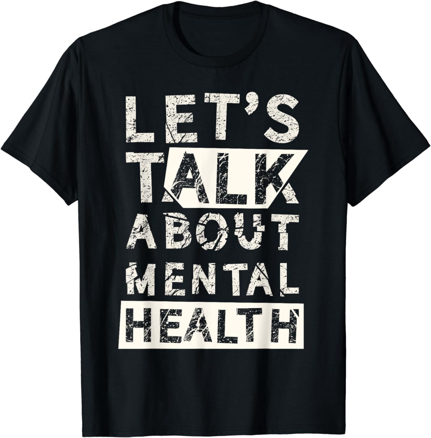 Lets Talk About Mental Health T-Shirt - Walmart.com