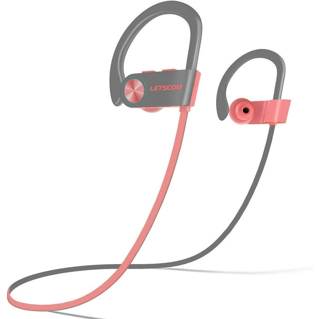 Letscom U8I Earbud Headphones PinkGray - Walmart.com