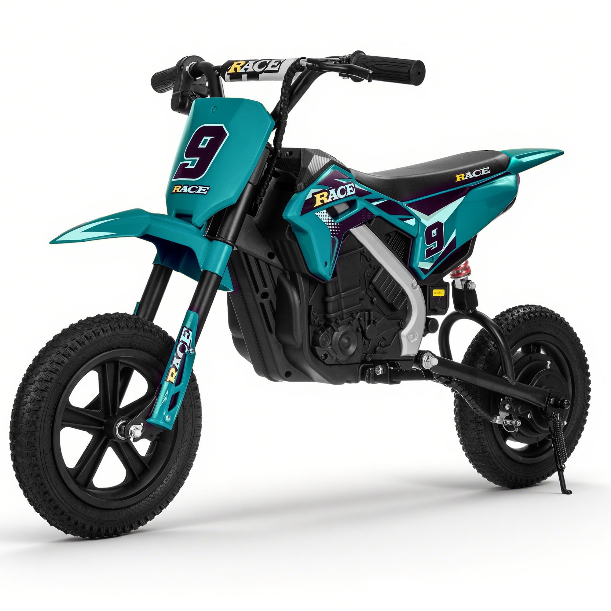 Letsgokid 24V Electric Dirt Bike for Kids - Max 11 MPH & 10 Miles Long-Range, 250W Electric ...