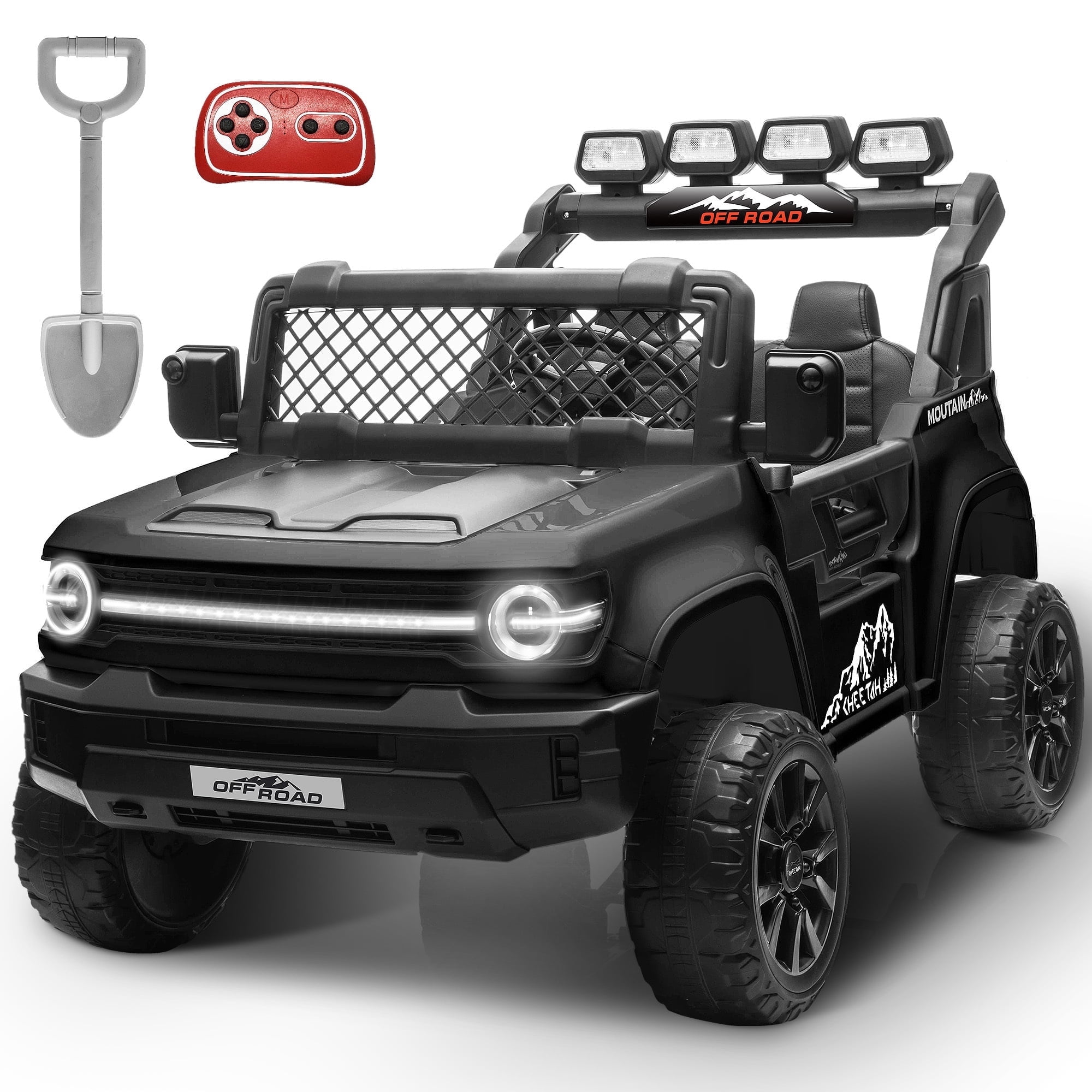 Letsgokid 24V Ride on Toys for Big Kids, 2 Seater Ride on Car with ...