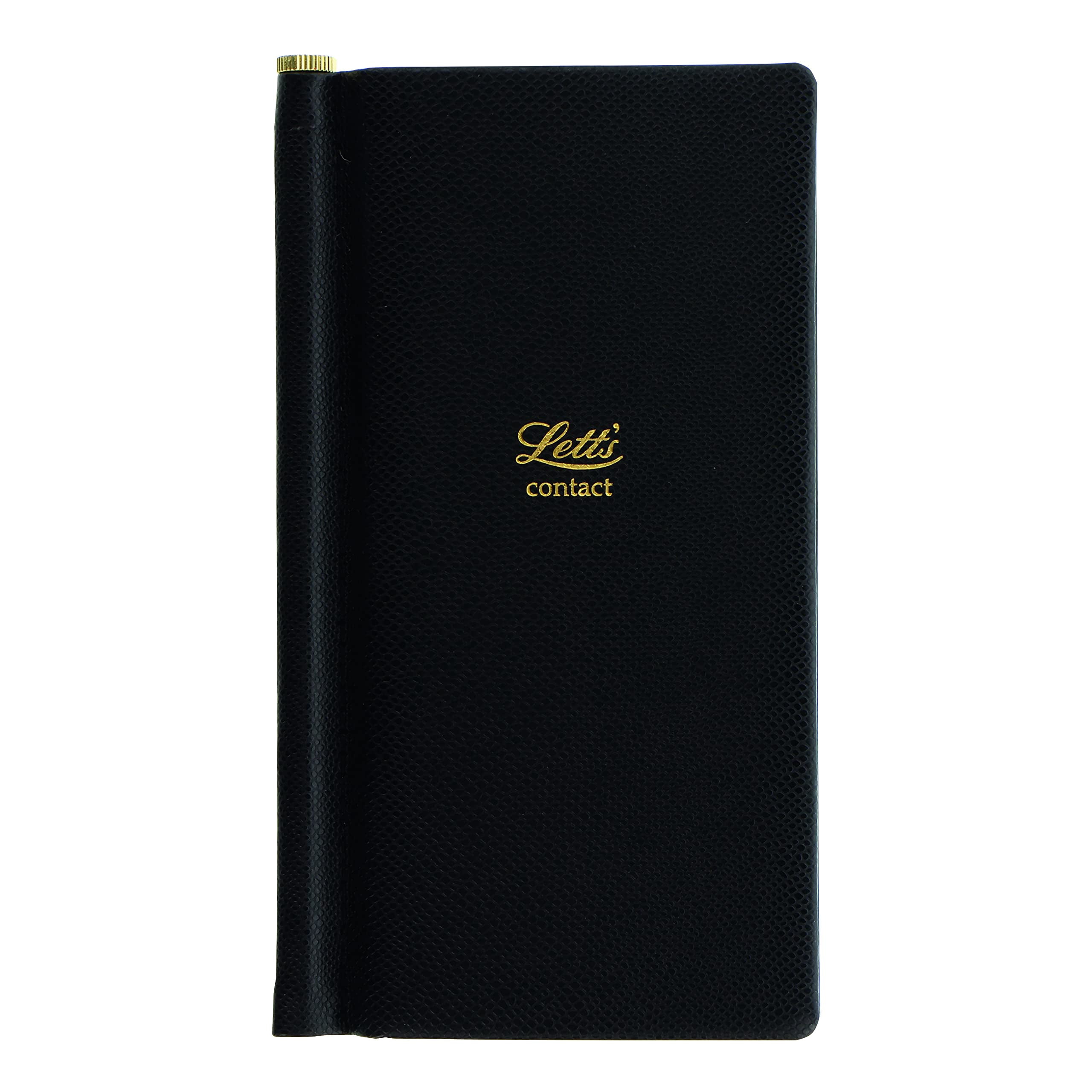 Lett's Note Legacy Collection Slim Pocket Size Address Book with Gold ...
