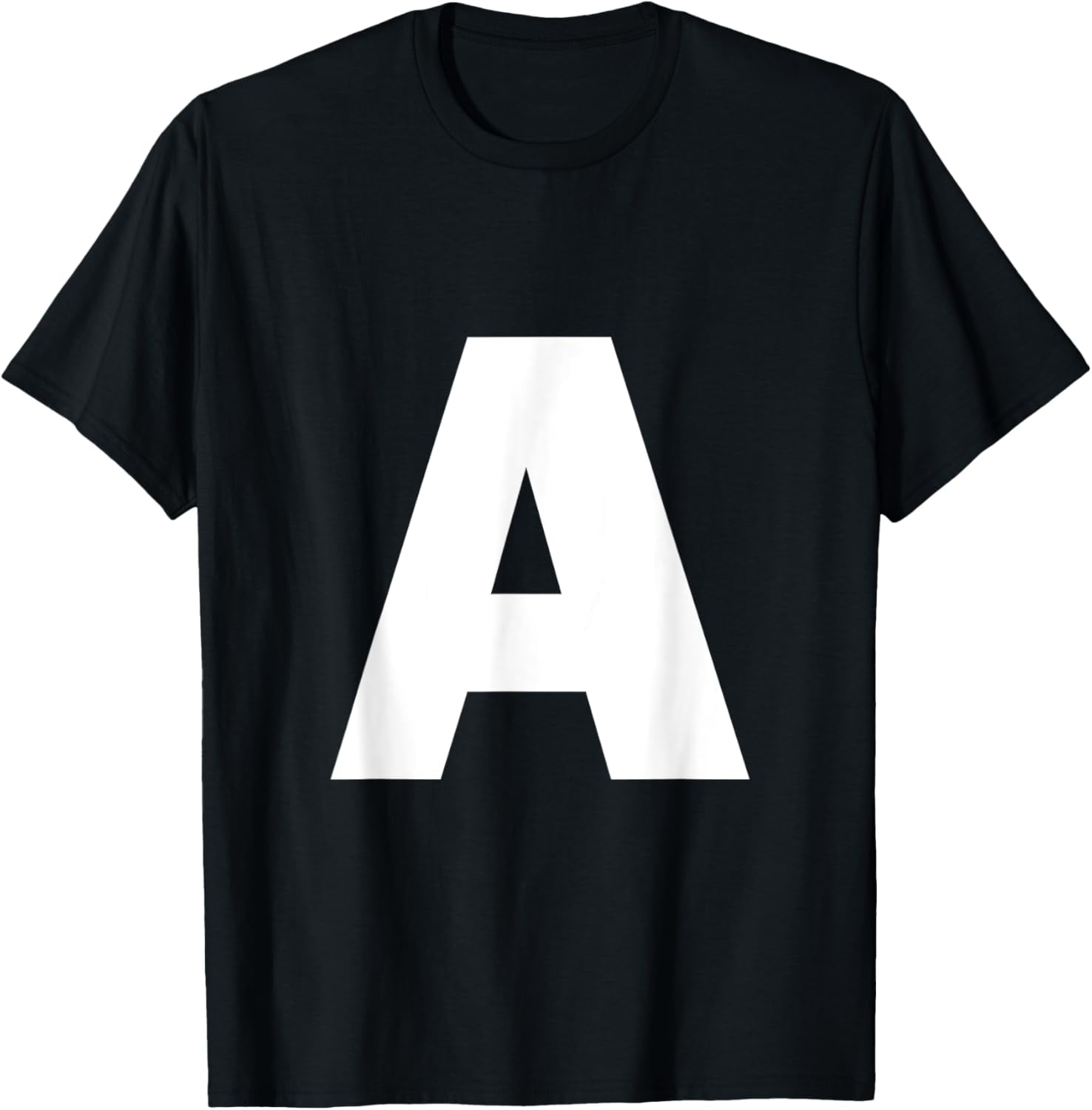 Letter A Capital Alphabet Monogram Initial Funny Creative Graphic T ...