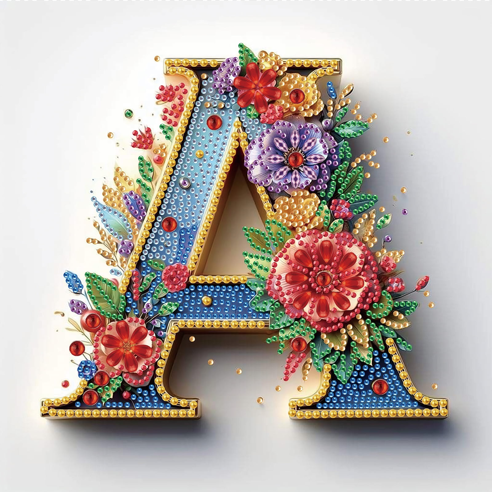 Letter A Diamond Art Painting Kit - Walmart.com
