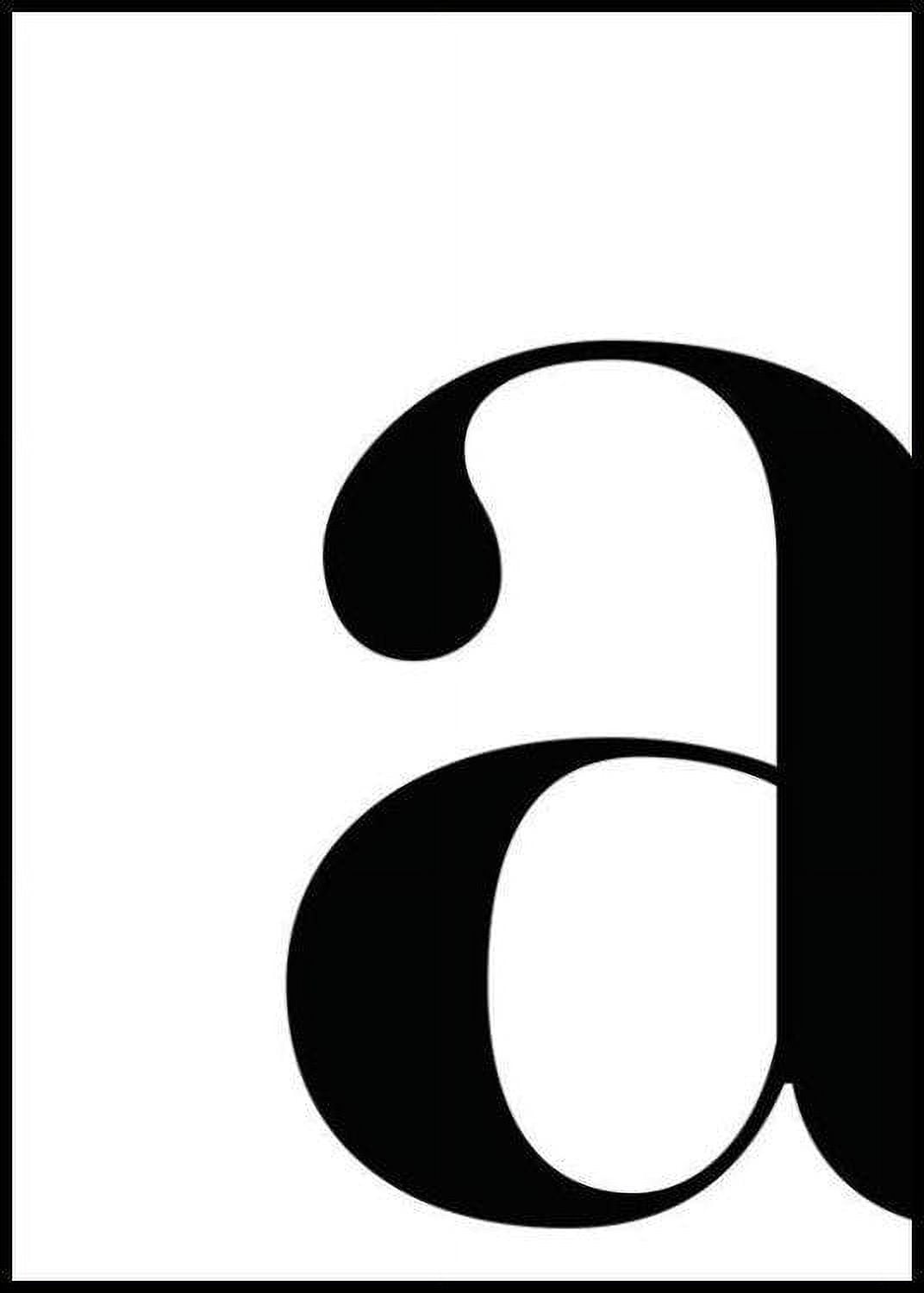 Letter A Poster Wall Art, Modern Wall Decor For Living Room Bedroom ...