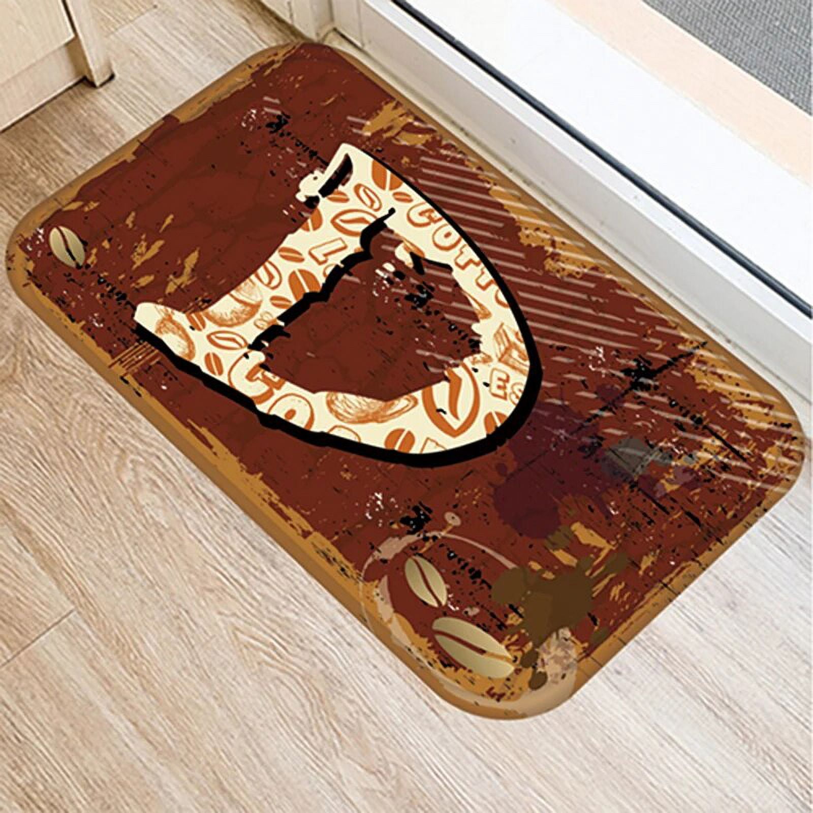 Letter Anti-Slip Doormat Kitchen Mat Coffee Letters Floor Carpet ...