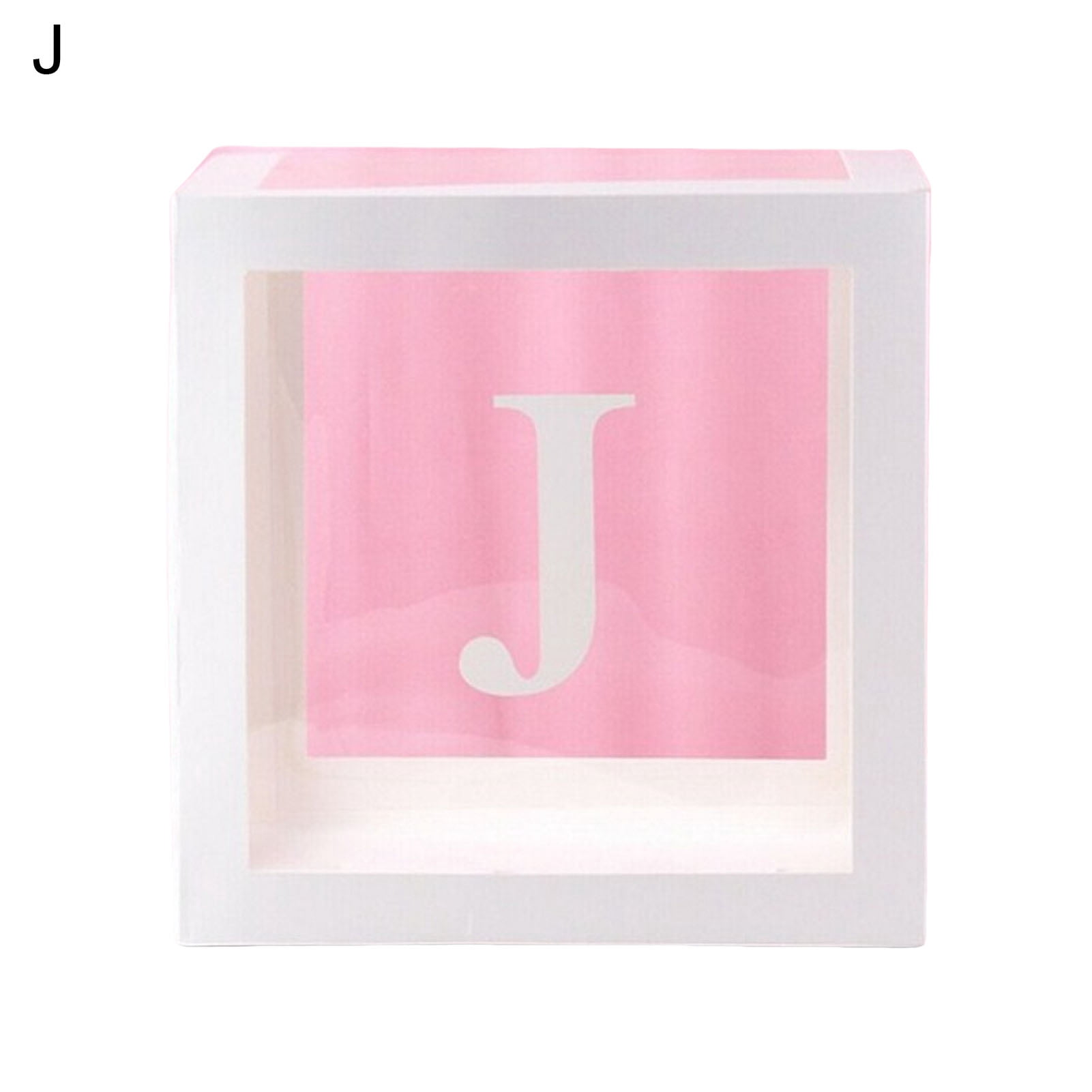 Letter Balloon Box Party Decoration Prop Balloon Box Reusable Paper Box ...