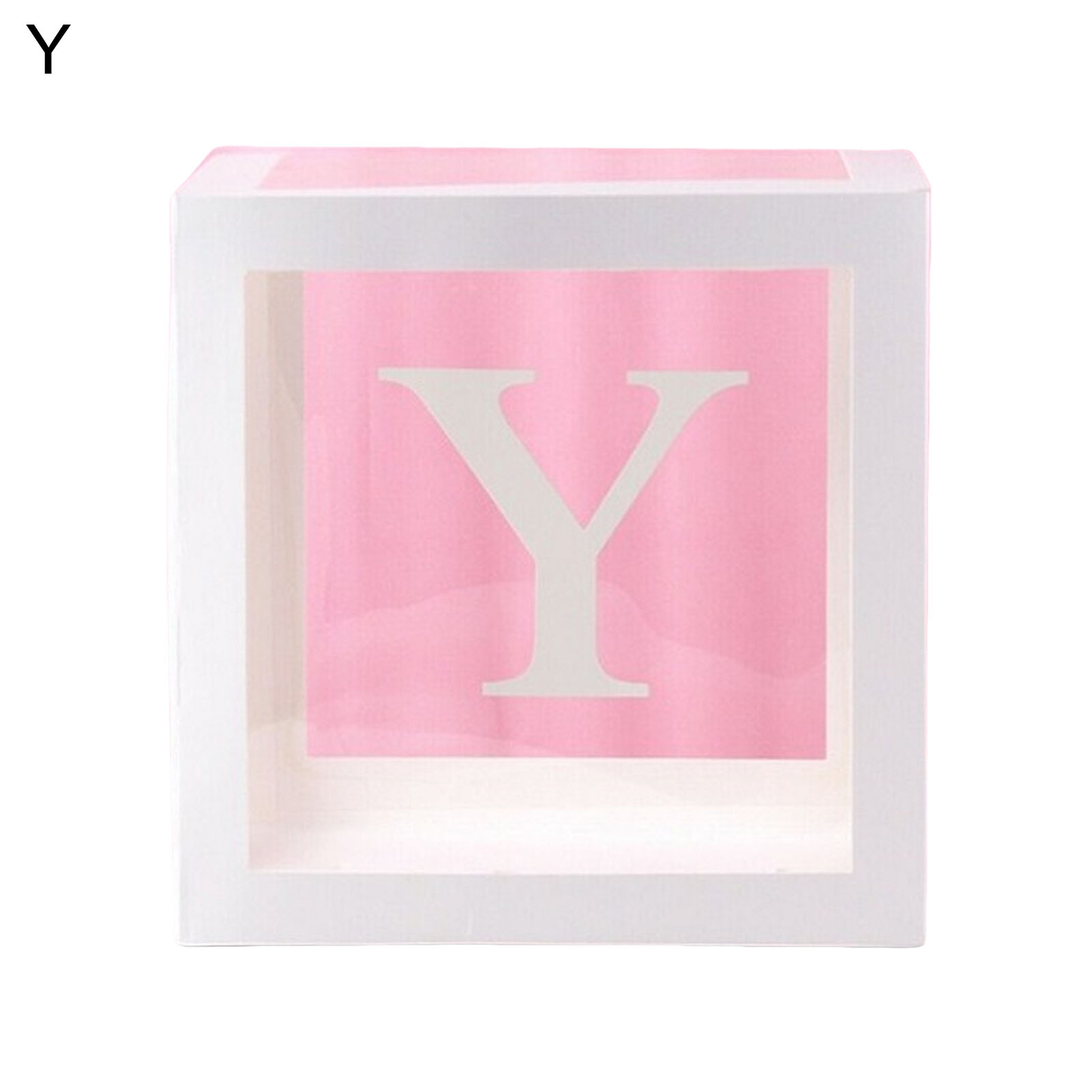 Letter Balloon Box Party Decoration Prop Balloon Box Reusable Paper Box ...