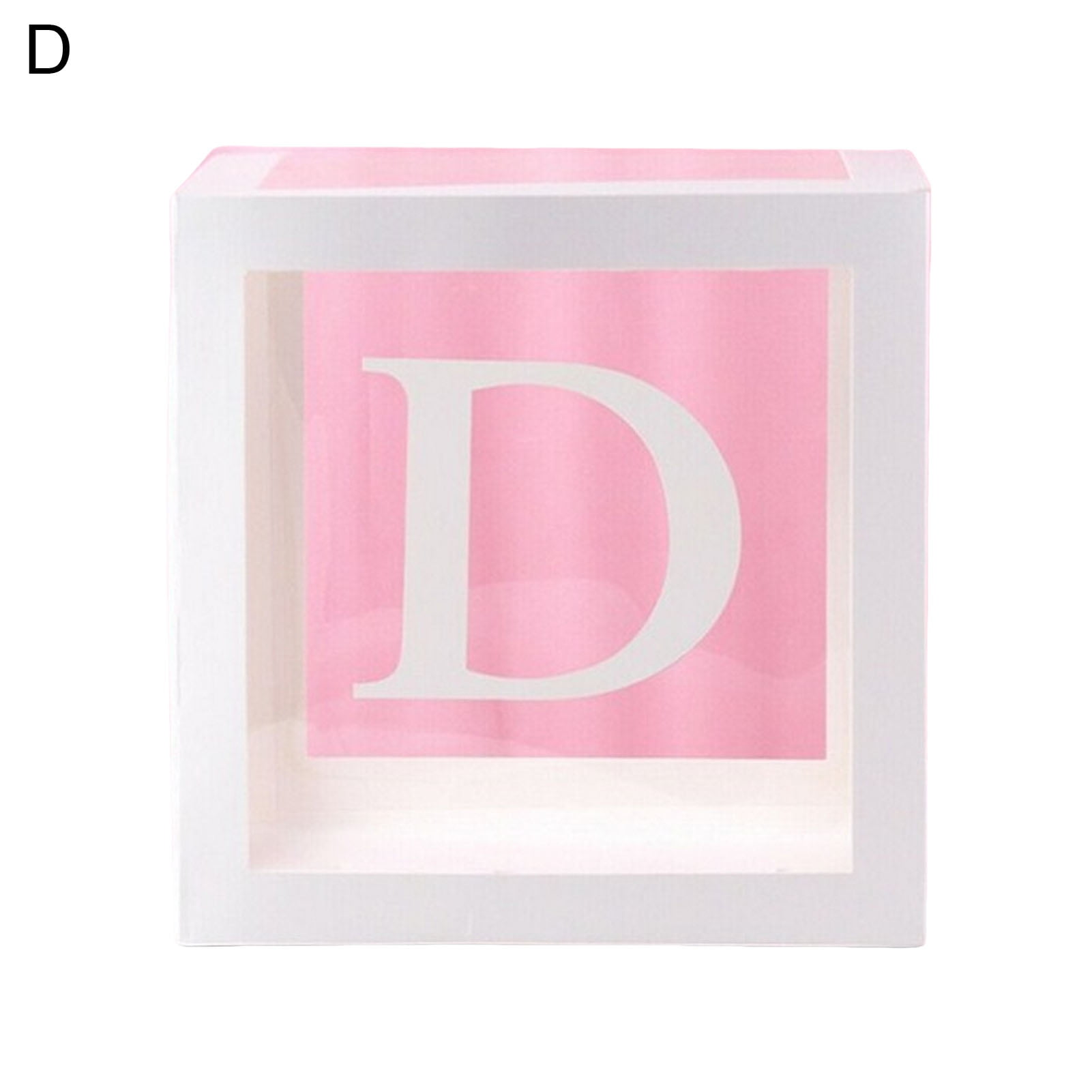 Letter Balloon Box Party Decoration Prop Balloon Box Reusable Paper Box ...