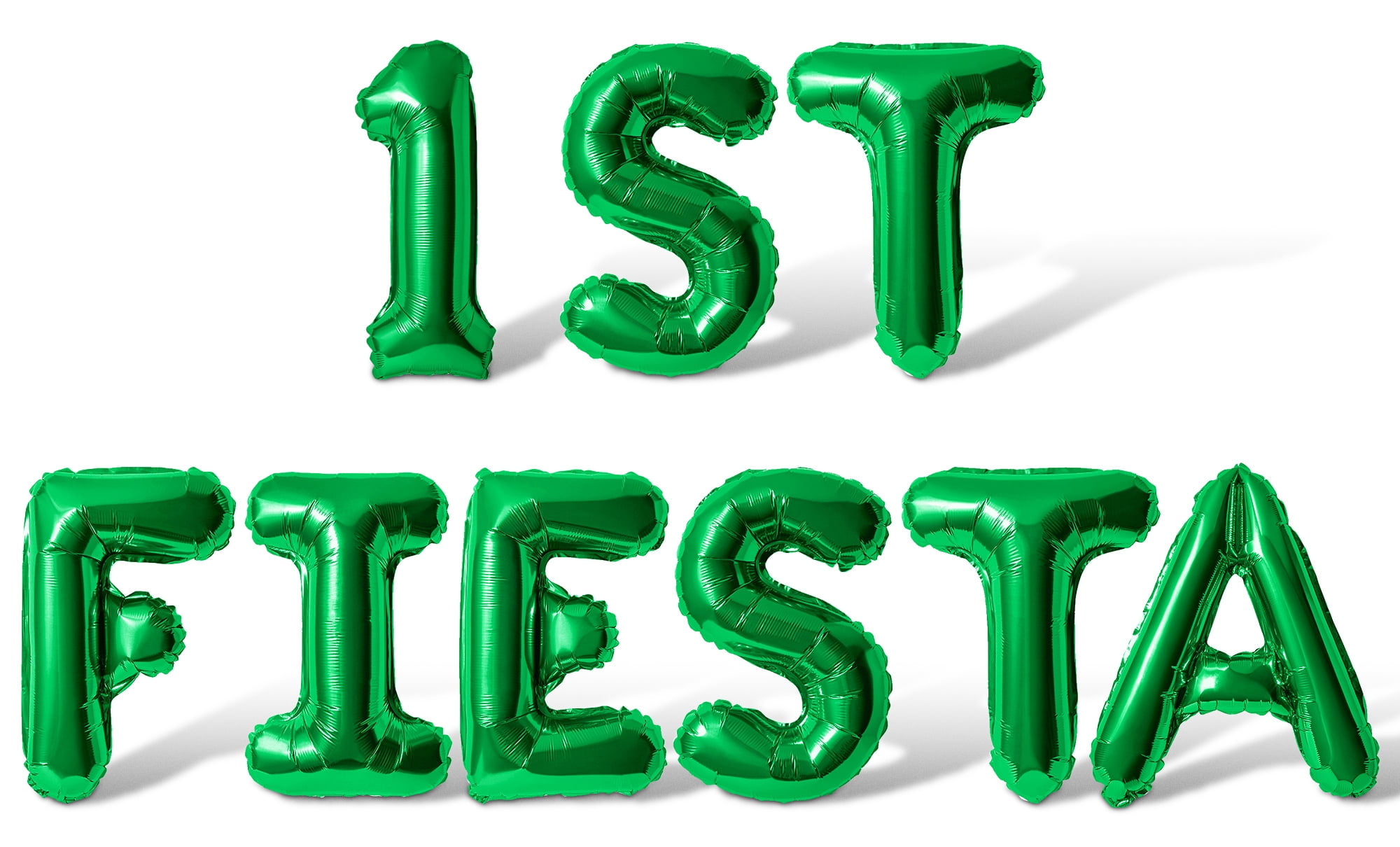Letter Balloons - 1ST FIESTA 16" Inch Alphabet Letters Foil Mylar ...