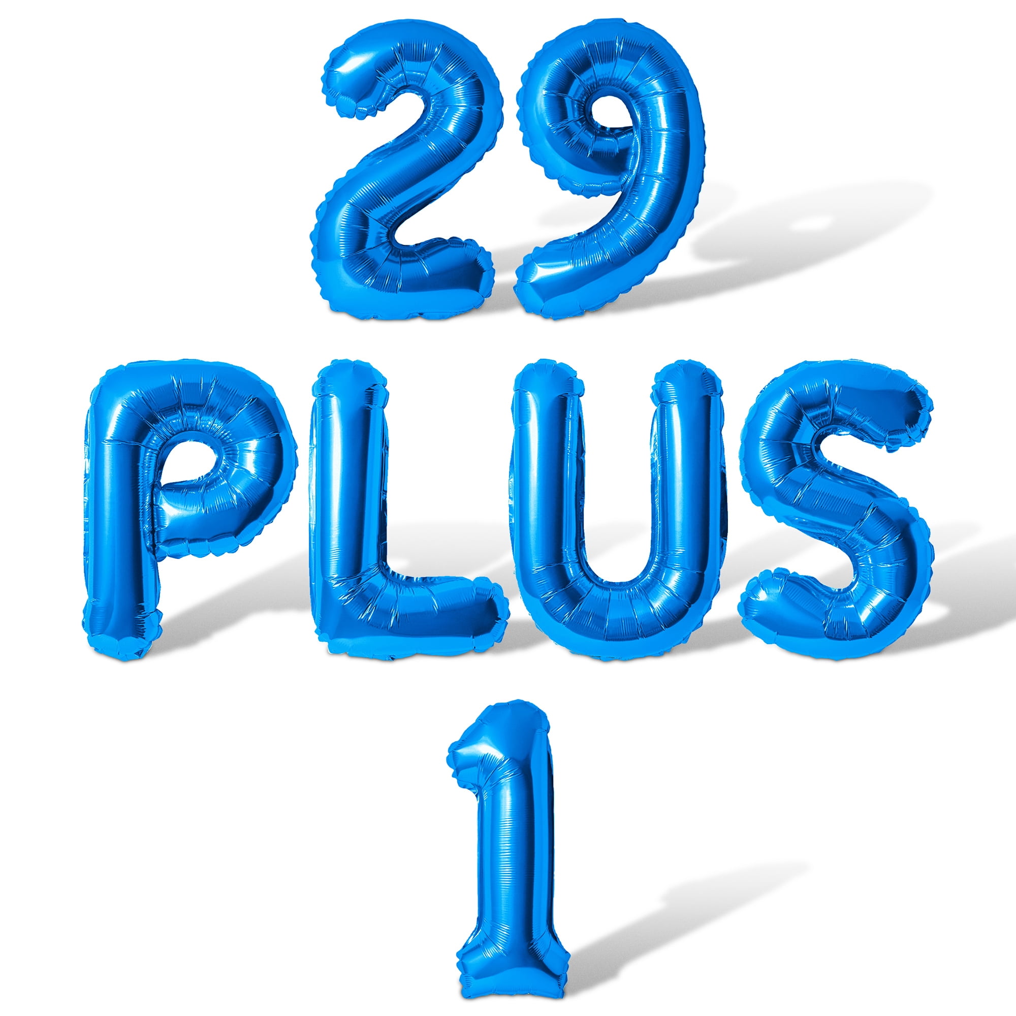 Letter Balloons - 29 PLUS 1 16" Inch Alphabet Letters Foil Mylar ...