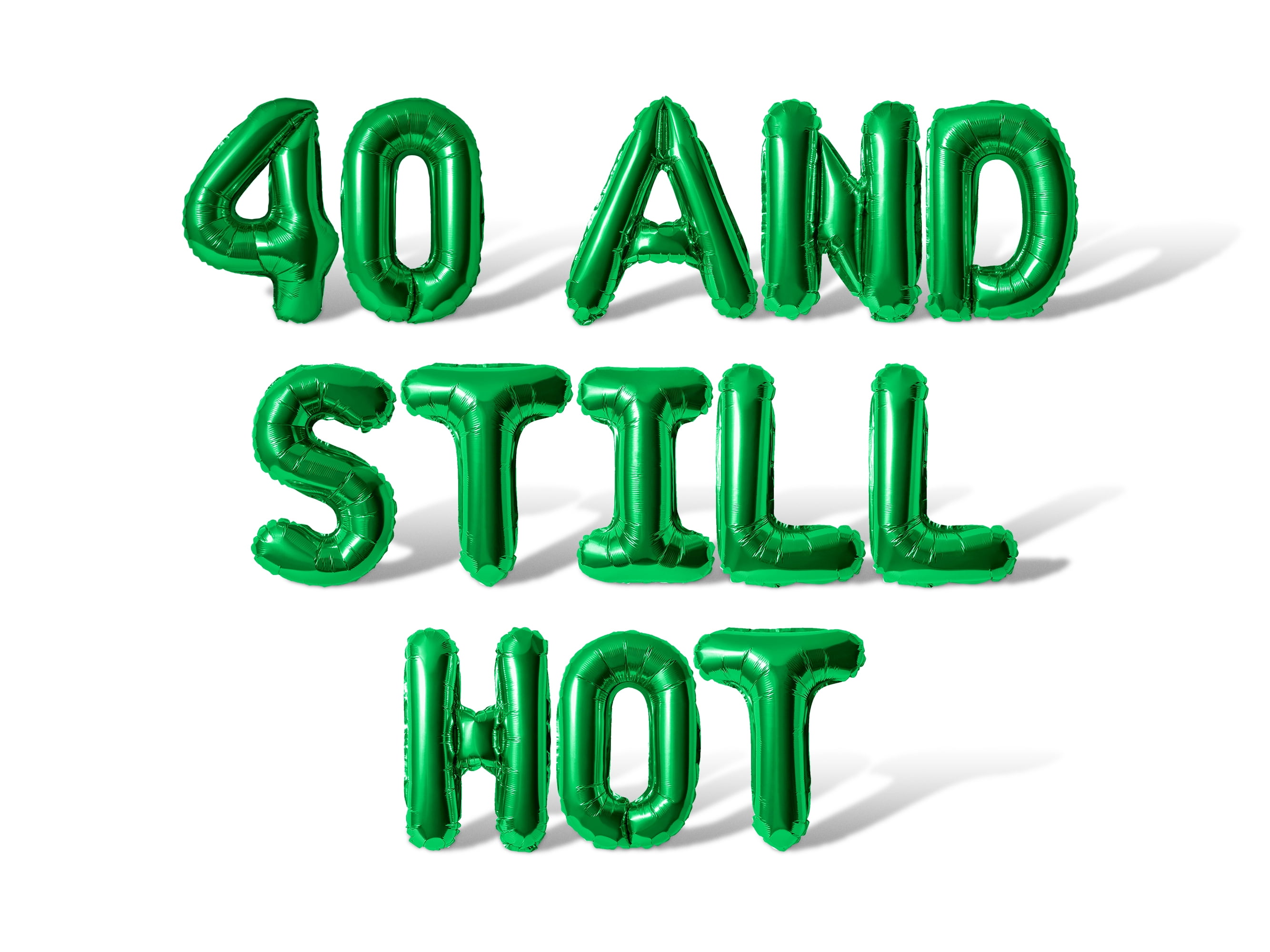 Letter Balloons - 40 AND STILL HOT 16" Inch Alphabet Letters Foil Mylar ...