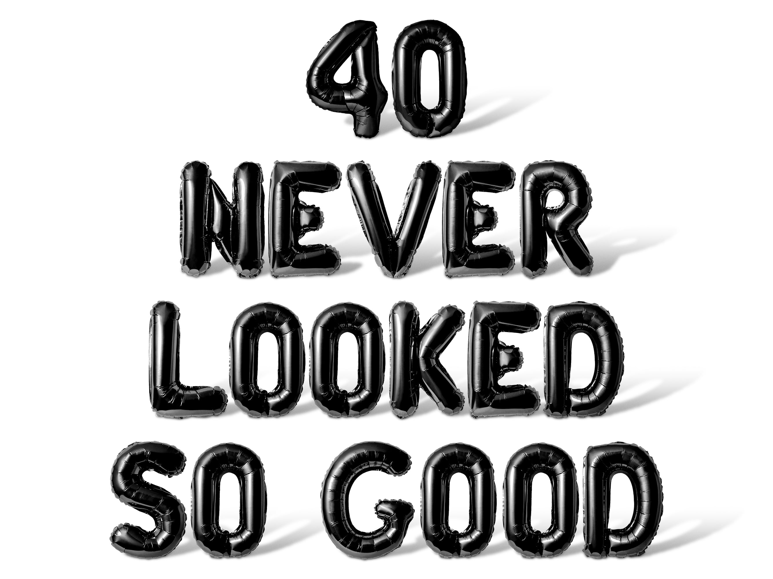 Letter Balloons - 40 NEVER LOOKED SO GOOD 16" Inch Alphabet Letters ...