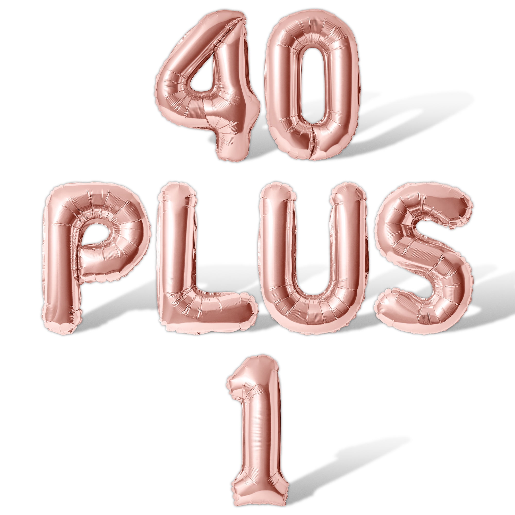 Letter Balloons - 40 PLUS 1 16" Inch Alphabet Letters Foil Mylar ...