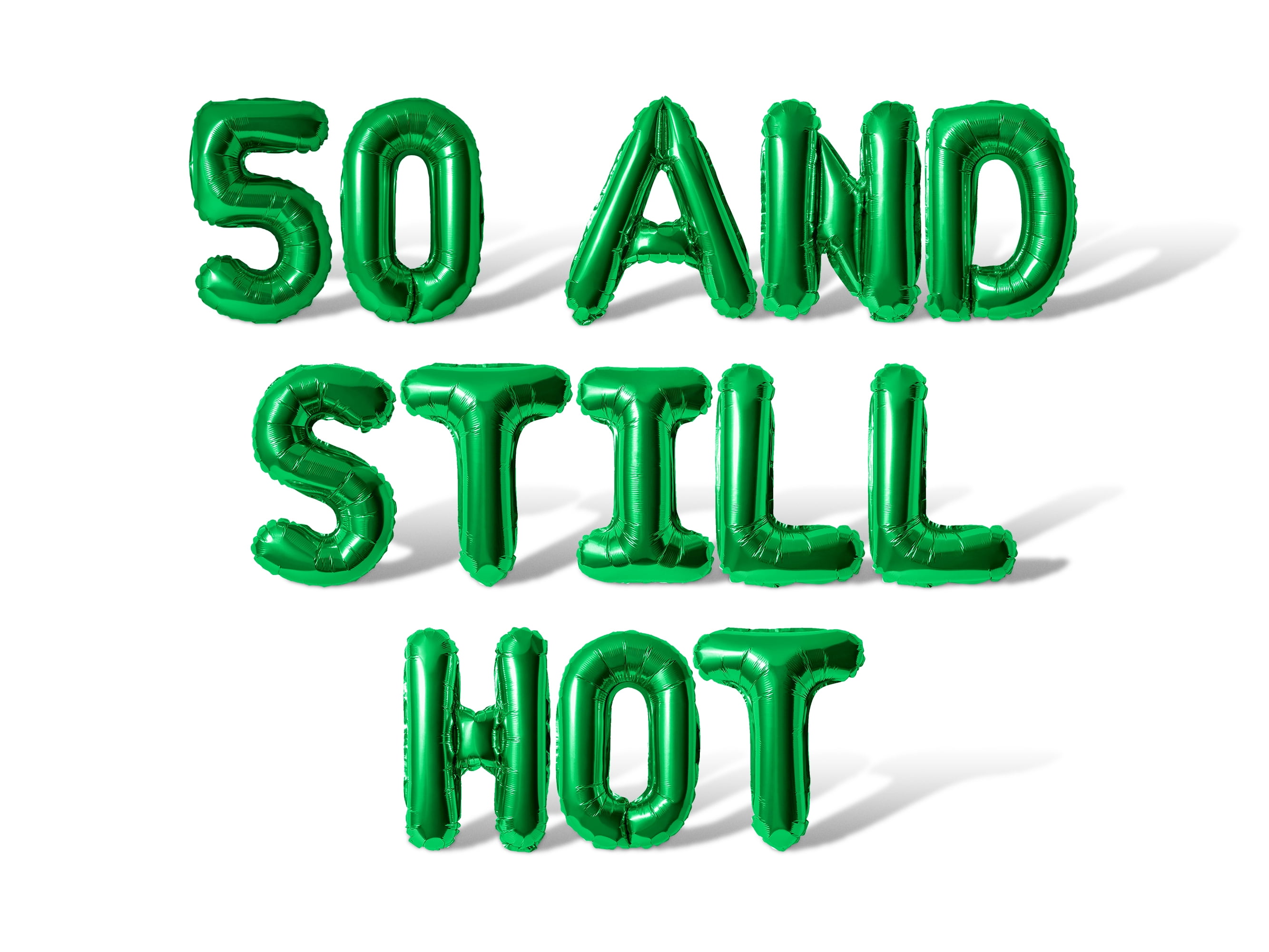 Letter Balloons - 50 AND STILL HOT 16" Inch Alphabet Letters Foil Mylar ...